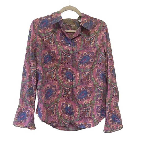 Robert Graham | Tops | Rare Robert Graham Paisley Boho Button Down ...